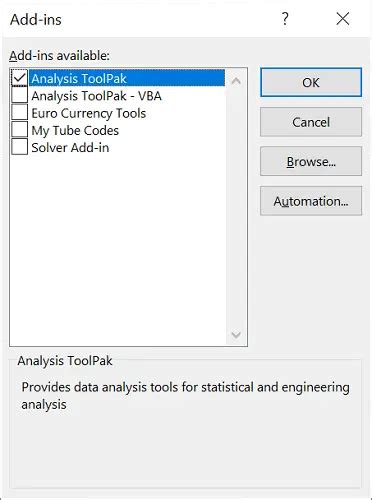 Excel Data Analysis Add In Pinkgawer