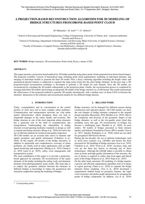 pdf a projection based reconstruction algorithm for 3d modeling of