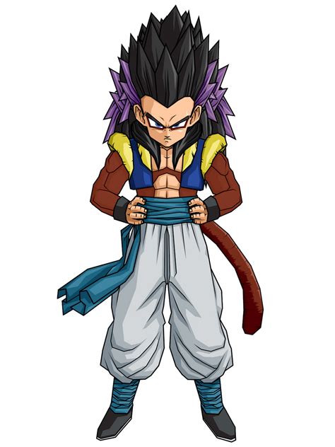 Ssj4 Gotenks By Spinoinwonderland On Deviantart