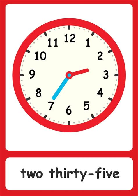 Free Time Flashcards And Cut Out Clock