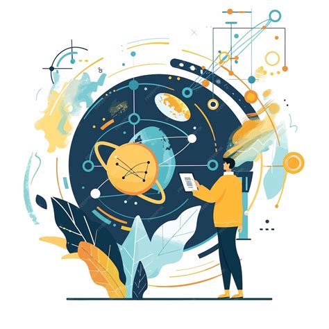 Premium Vector Data Science Vector Illustration