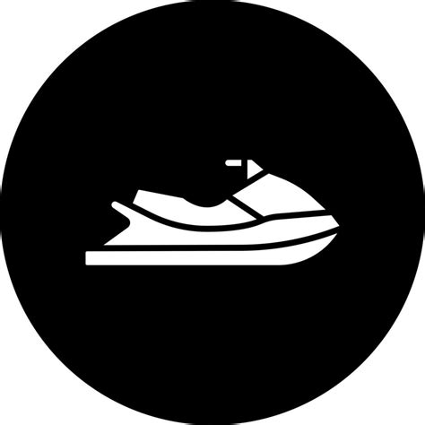 Jet Ski Vector Icon Style 22619347 Vector Art At Vecteezy