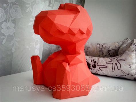 3 д модель из бумаги разные цвета для детского творчества для уютного интерьера Papercraft 3д