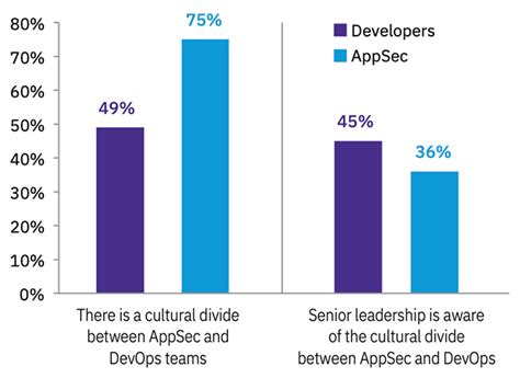 most appsec pros see a growing divide between them and developers