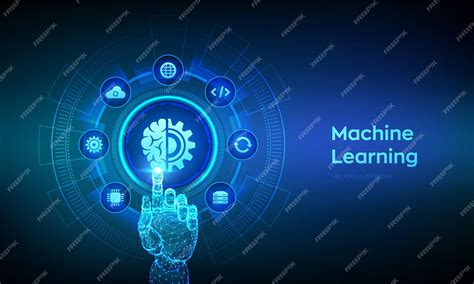 Premium Vector Machine Learning Ai Artificial Intelligence Deep Learning Big Data Algorithm