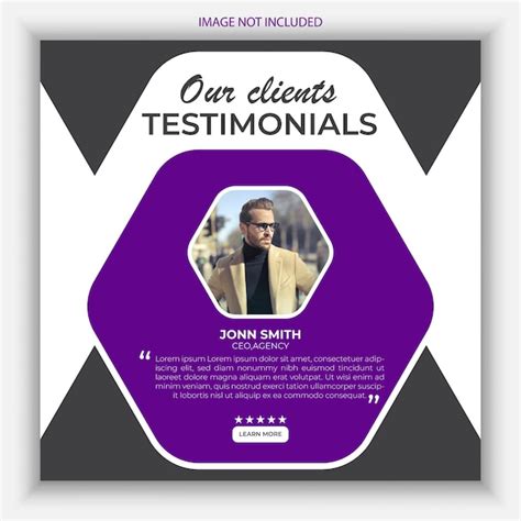 Premium Vector Customer Feedback Testimonial Design