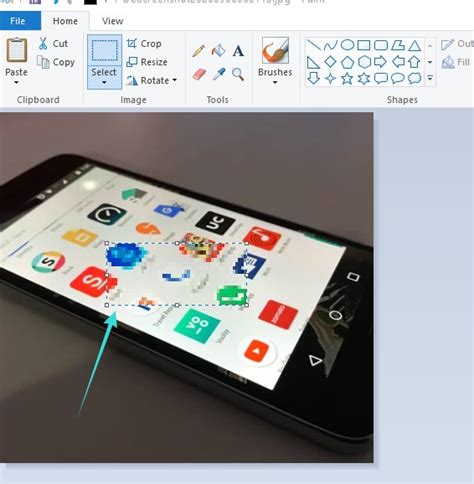 How To Blur In MS Paint Blur Text Or Image On Paint