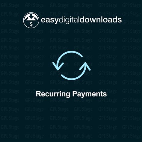 Easy Digital Downloads Recurring Payments