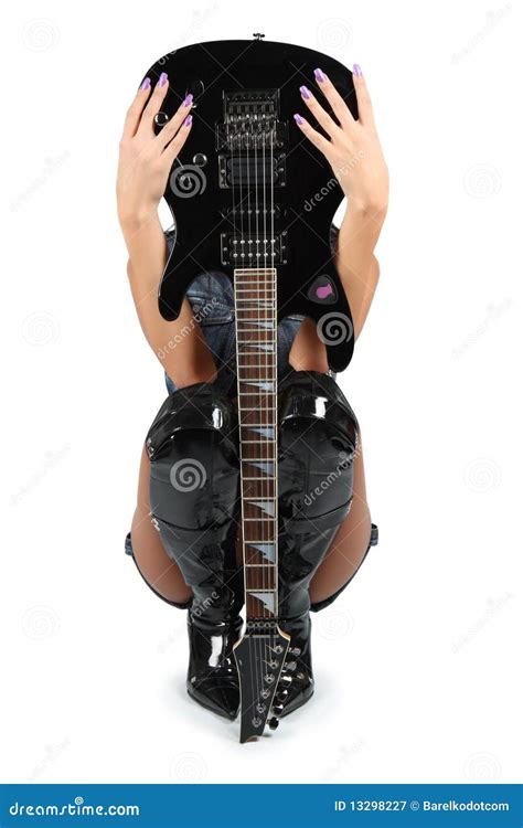 Guitar Stock Image Image Of Metal Entertainer Playing