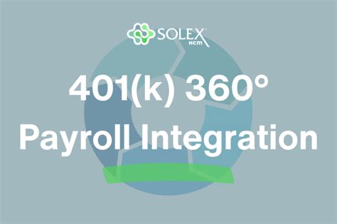 360 Payroll Integration Solex Hcm