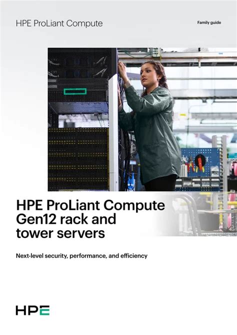 Hpe Proliant Compute Gen12 Embedded Security Quickspecs