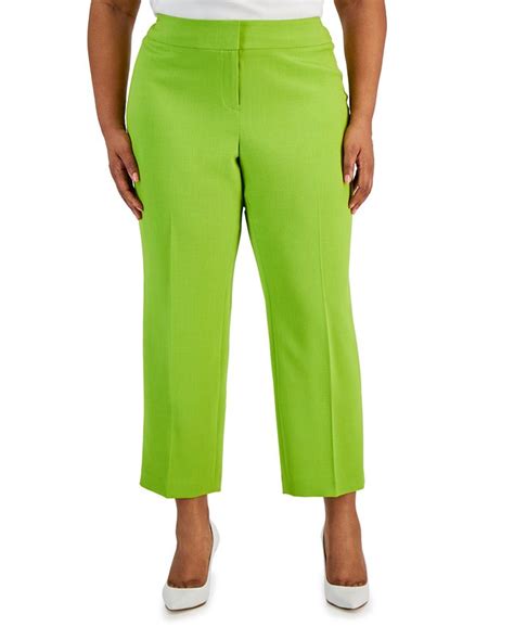 Kasper Plus Size Straight Leg Pants Macys