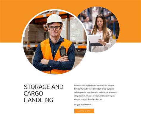 Cargo Handling CSS Template