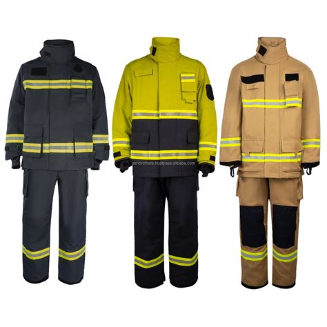 Fireman Gear Firefighter Suit Fire Fighting Uniform With Helmet Glove