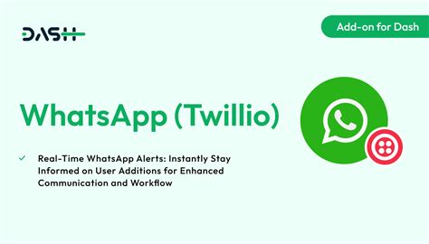 Whatsapp Twilio Dash Saas Add On