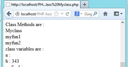 Write A PHP Script To Demonstrate The Introspection For Examining Class