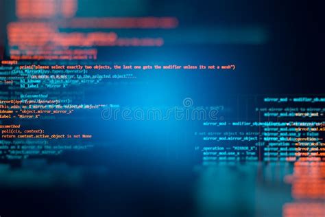 Digital Code Number Abstract Technology Background Stock Illustration