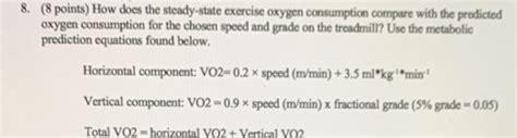 8 8 Points How Does The Steady State Exercise Chegg Com