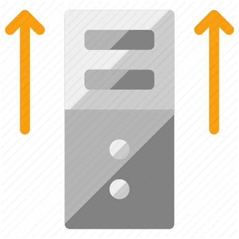 Pc Computer Upgrade Arrows Up Case Icon Download On Iconfinder