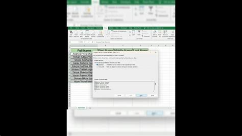Easily Split Text In Excel 📊 Learn How To Use The Text To Columns Featureshorts Trending
