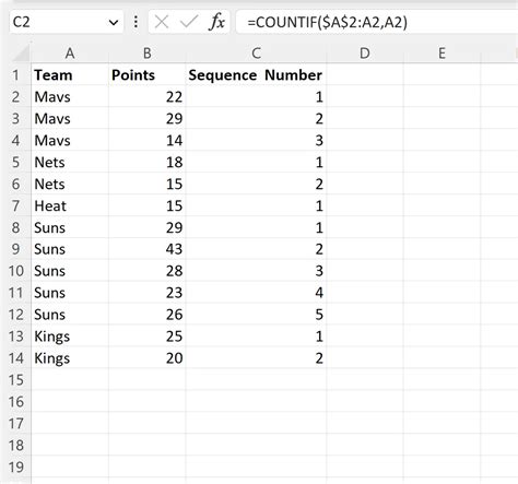 Cara Menghasilkan Nomor Urutan Berdasarkan Grup Di Excel Statologi