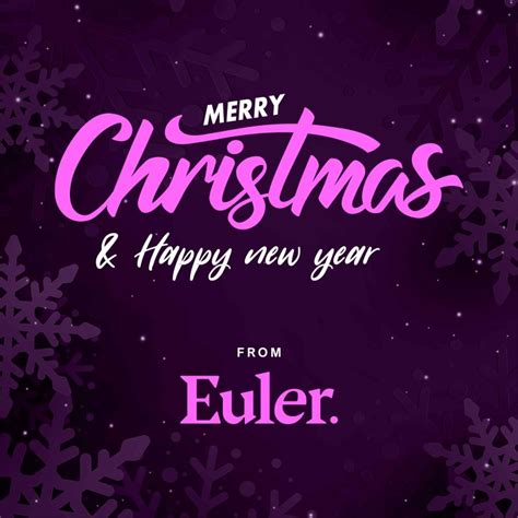 Euler On Linkedin The Euler Team Would Like To Extend Our Warmest Christmas Greetings To You