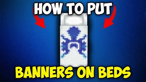 How To Put Banners On Beds In Minecraft 1213 Youtube
