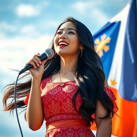 Proudly Singing The Philippine National Anthem