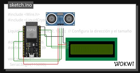 Prueba Sensor Hc Sr04 Wokwi Esp32 Stm32 Arduino Simulator