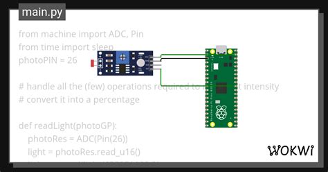Photoresistor Wokwi Esp32 Stm32 Arduino Simulator