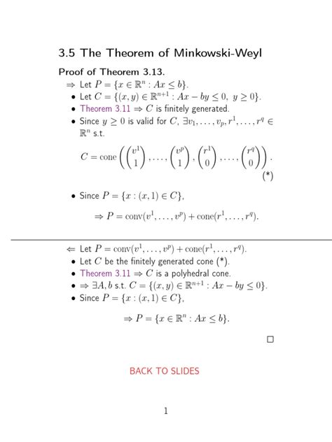 Linear Inequalities And Polyhedra Proofs Pdf Mathematical