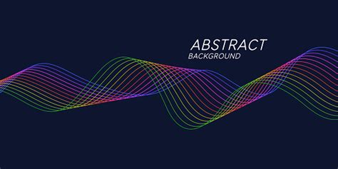 역동적인 파도가 있는 포스터 최소한의 스타일로 벡터 그림 추상적 배경입니다 검은색에 대한 스톡 벡터 아트 및 기타 이미지 검은색 곡선 광고 Istock