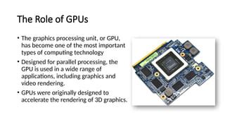 GPU In Computer Science Advance Topic Pptx