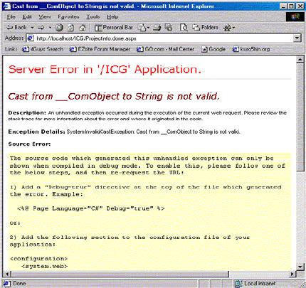 ODBC Error Message In Web Application Download Scientific Diagram