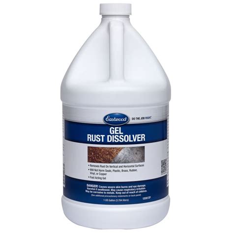 Eastwood Rust Dissolver Gel Rust Remover Us Gallon 378 Litres