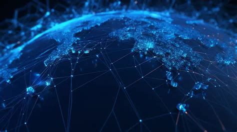 푸른 빛을 중심으로 연결된 네트워크의 세계 3d 렌더링 글로벌 네트워크 연결 파란색 배경 고화질 사진 사진 회로망 배경 일러스트 및 사진 무료 다운로드 Pngtree