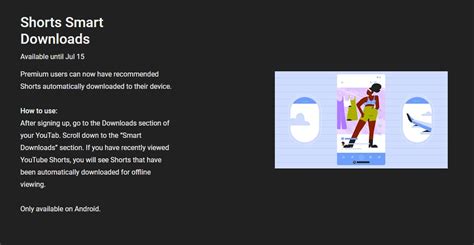 Youtube Shorts Experiment Brings Automatic Recommended Downloads