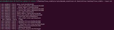 Decode Stacktrace Sh Not Working Linux Foundation Forums