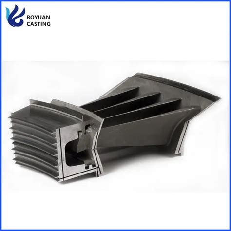 Titanium Aircraft Jet Engine Gas Turbine Nozzle Turbine Vane Block