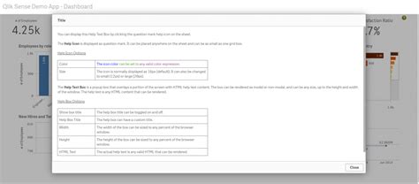 Help Text Popup Extension Add Html Help Text To Your Application Qlik With Friends