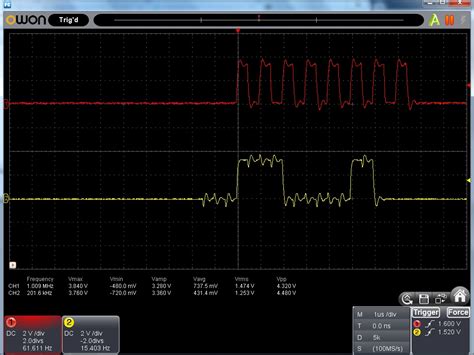 MSP FR SPI Signals Are Crooked Or Blurred MSP Low Power Microcontroller Forum MSP Low