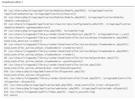 Module Cube Error Undefined Offset 1 Icinga Web Modules Icinga
