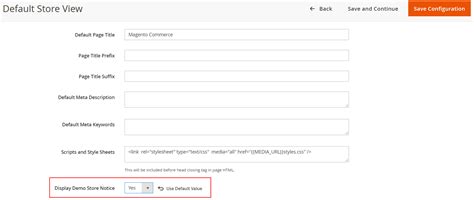 How To Enable Disable Demo Store Notice In Magento 2