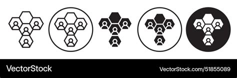 Customer Segment Icon Set Collection For Web Vector Image