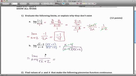 Limits And Continuity Quiz Quizlet At Raymond Eudy Blog