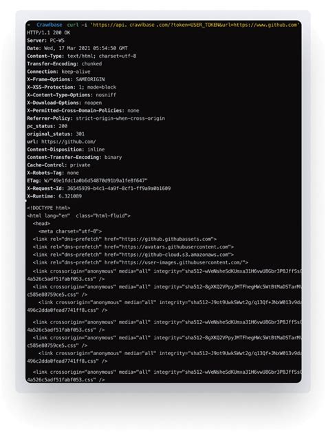 Github Scraping Crawlbase