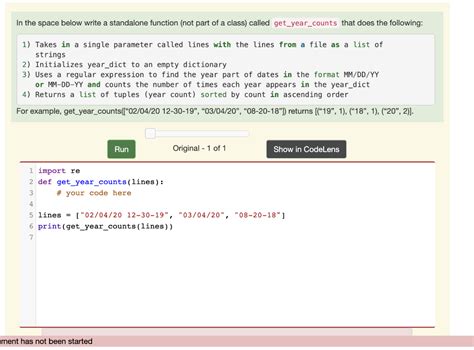 Solved In The Space Below Write A Standalone Function Not