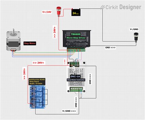 How To Use Dbh 12 H Bridge Motor Driver Pinouts Specs And Examples Cirkit Designer