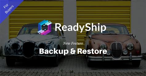 We Have Released Backup Restore Ready Made Wordpress Marketplace Readyship