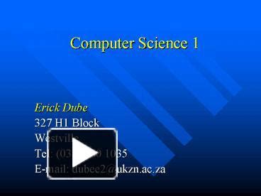 PPT Computer Science PowerPoint Presentation Free To View Id B ZjZlN